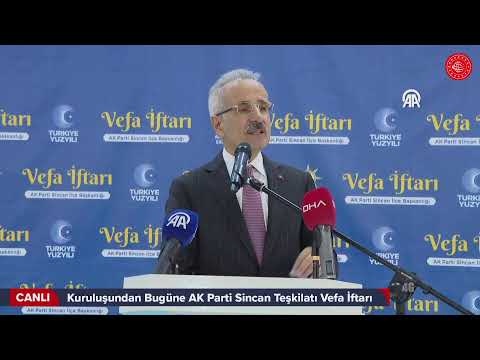#Canlı | Kuruluşundan Bugüne AK Parti Sincan Teşkilatı Vefa İftarı | Ankara