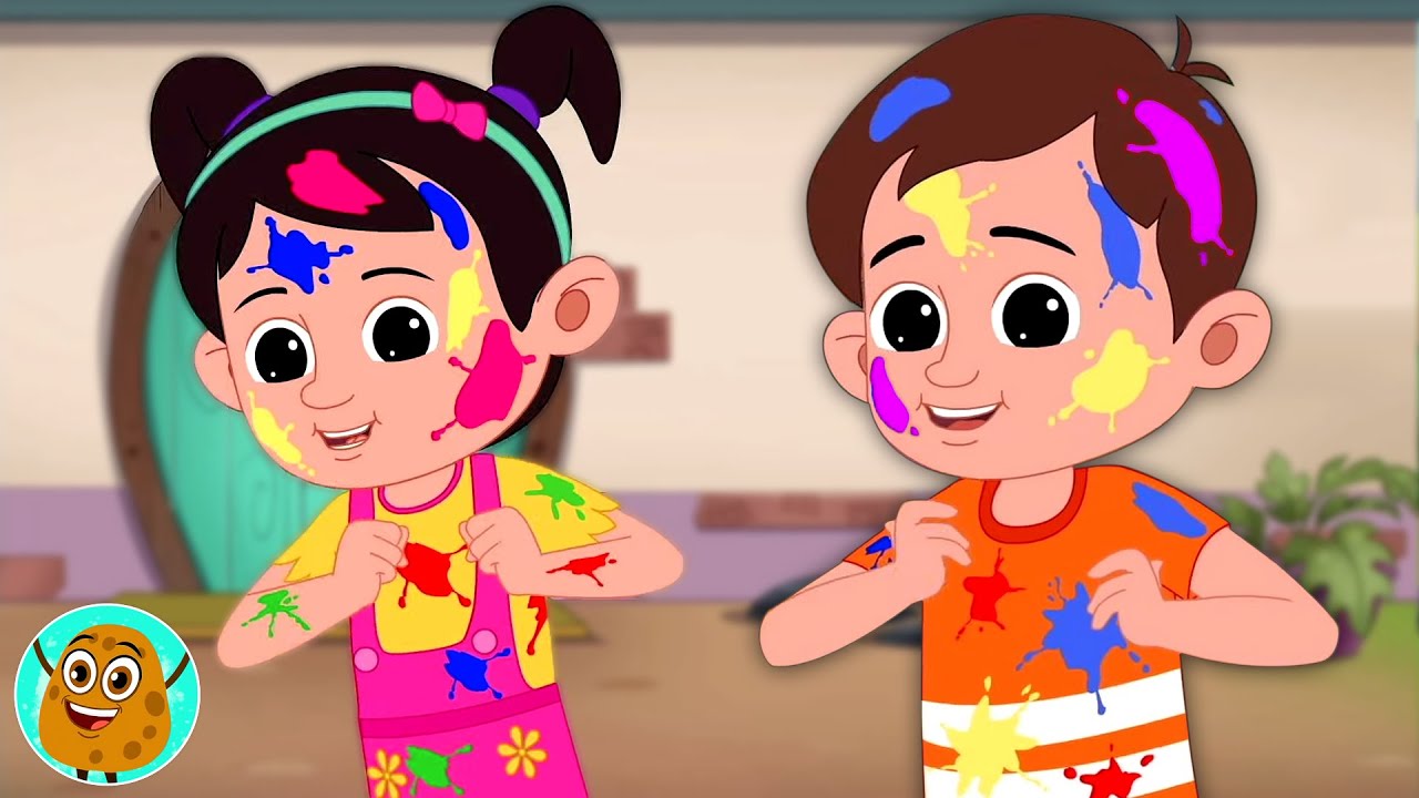 Holi Hai Song, होली है, Indian Festivals, Children Songs and Hindi ...