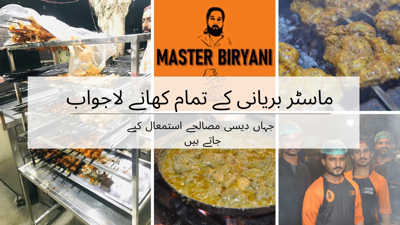 Master biryani / Bar B Q / Malai Boti / Chicken Tikka / Seekh kabab ...