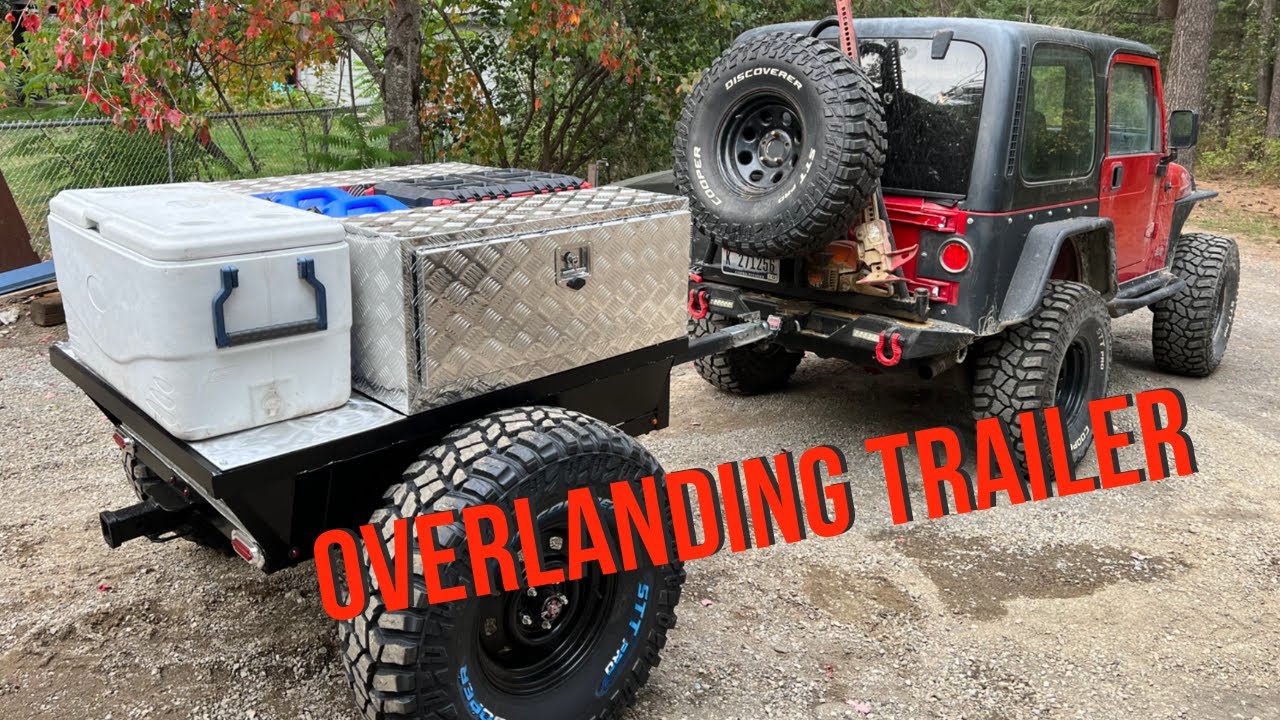 Building Custom Overlanding Trailer From the Ground Up pt ll - YouTube