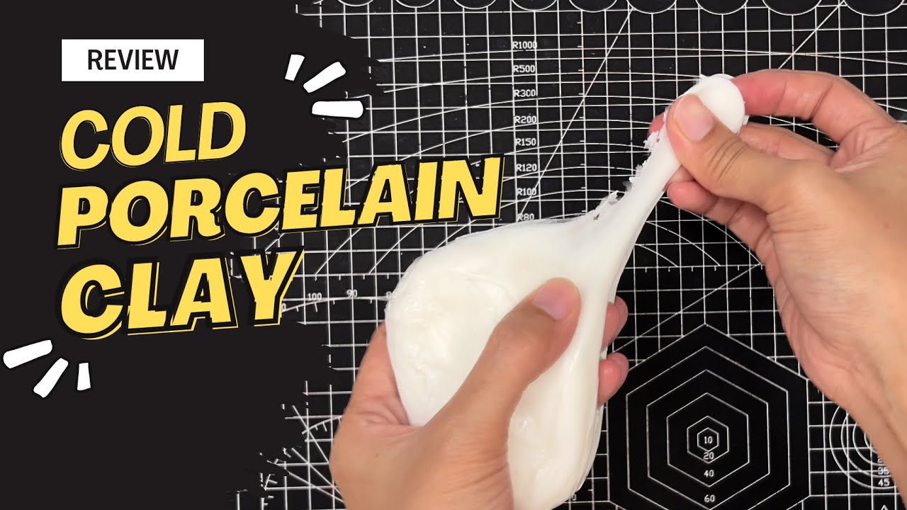 REVIEW COLD PORCELAIN CLAY / CRYSTAL RESIN CLAY , Seperti apa ? Air dry ...