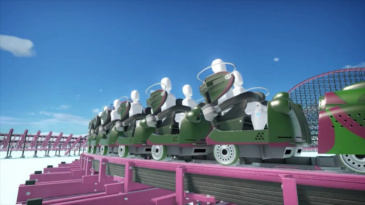 Speed Build #1 realistic RMC I-Box hybrid coaster - YouTube