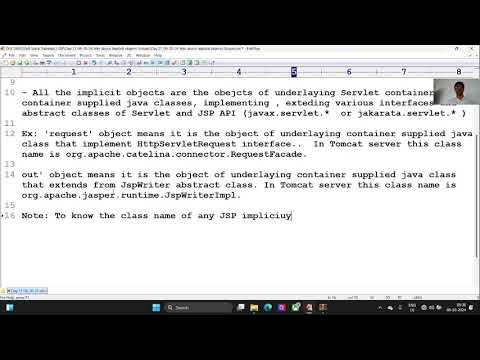 32 JSP Implicit objects and their Scopes 2024 10 08 09 16 37 - YouTube