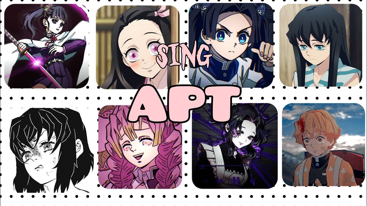 demon slayer sing APT/rosé🌷🐰💓 - YouTube