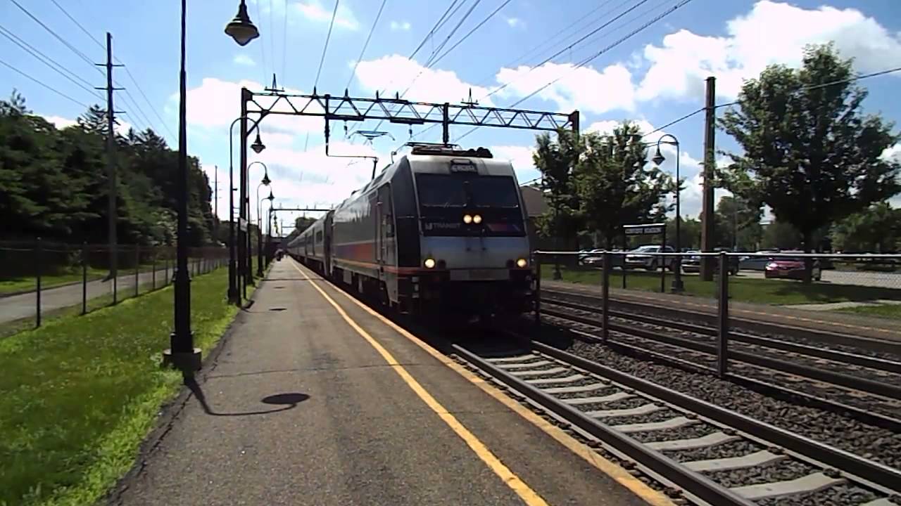 New Jersey Transit HD: ALP-46A 4639 Leads Train 6619 Through Convent Station 7/5/13 - YouTube