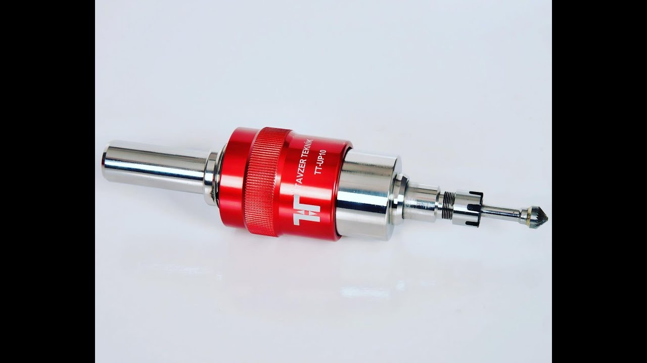 TT-UP10 Deburring Tool on VMC - YouTube