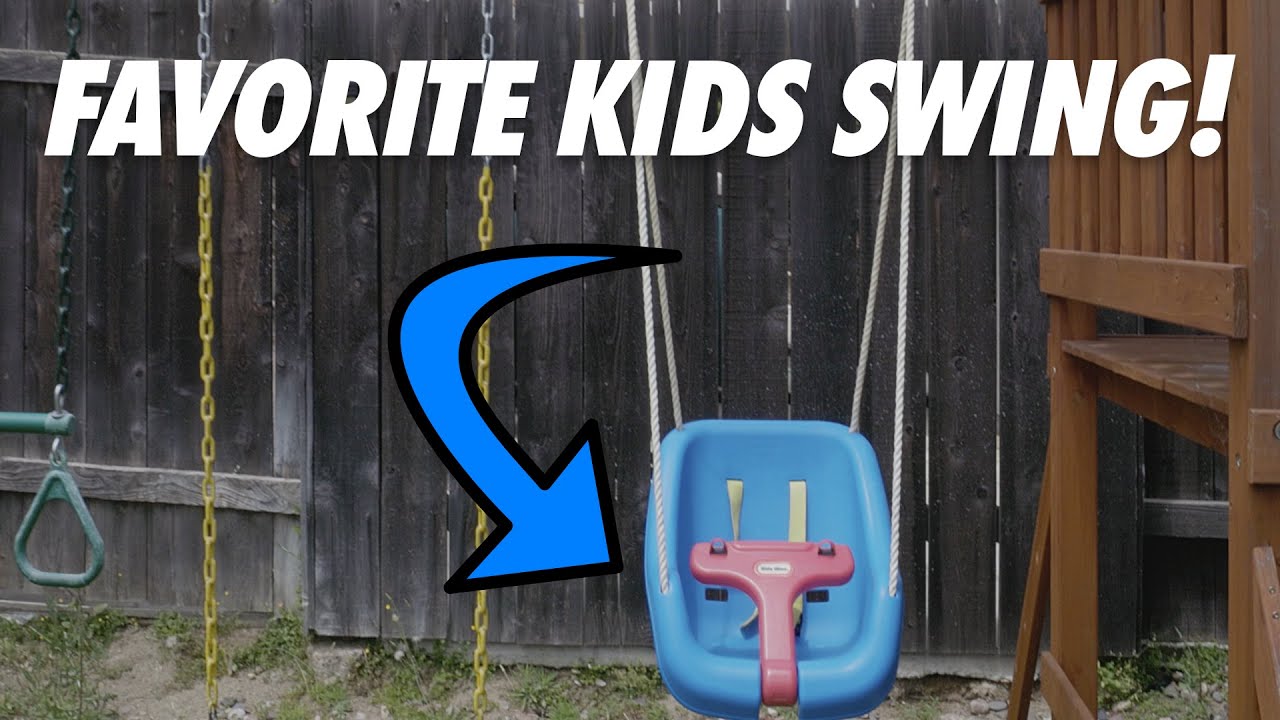 Little Tikes Outdoor Swing - Portable Hanging Toddler Rocker - YouTube