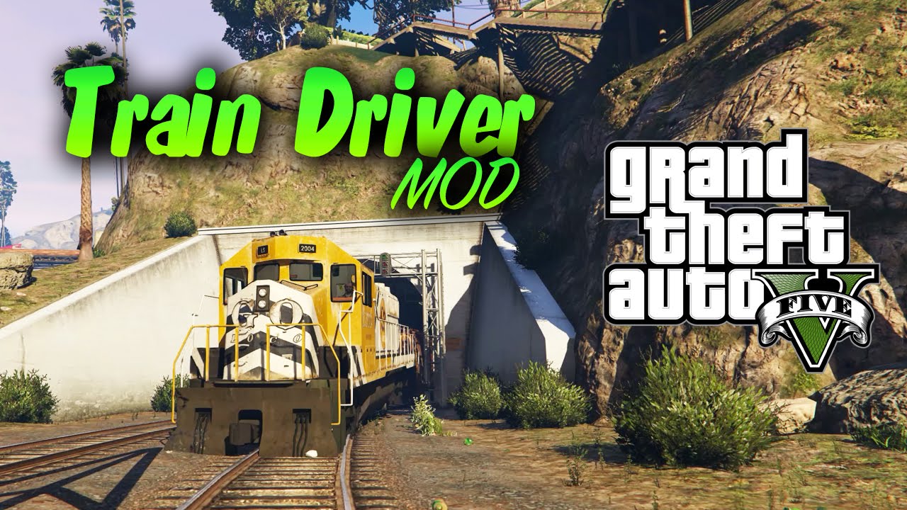 GTA 5 PC MODS - Train Driver Mod - YouTube