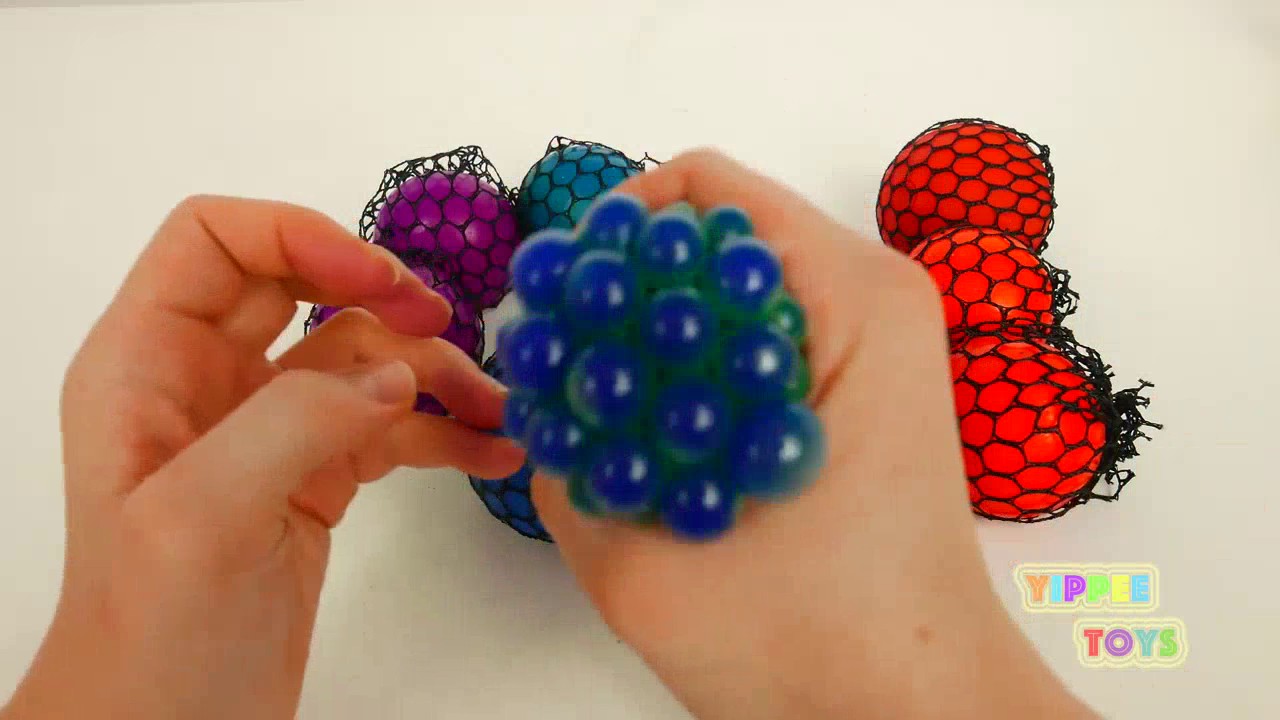 Learn Colors with Squishy Balls For Children - YouTube