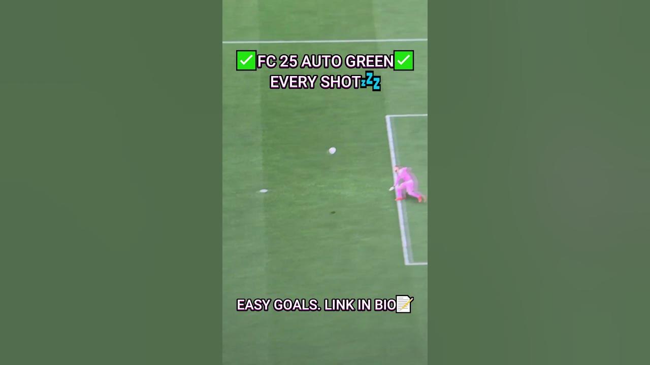 EA FC 25 GREEN EVERY SHOT / CRONUS ZEN SCRIPT - YouTube
