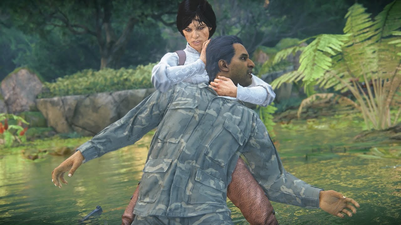 Uncharted The Lost Legacy: Brutal Stealth Kills (Enemy Outposts) - YouTube