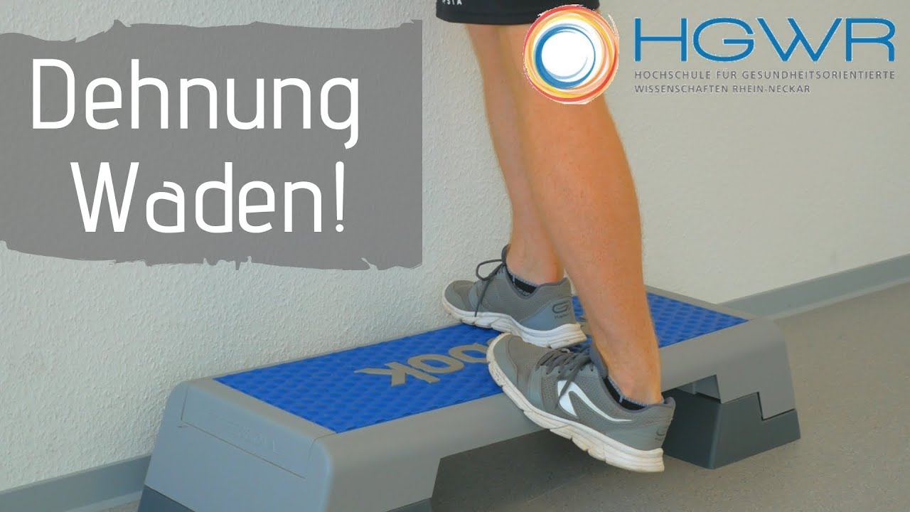 Waden dehnen - Effizient und schnell - YouTube