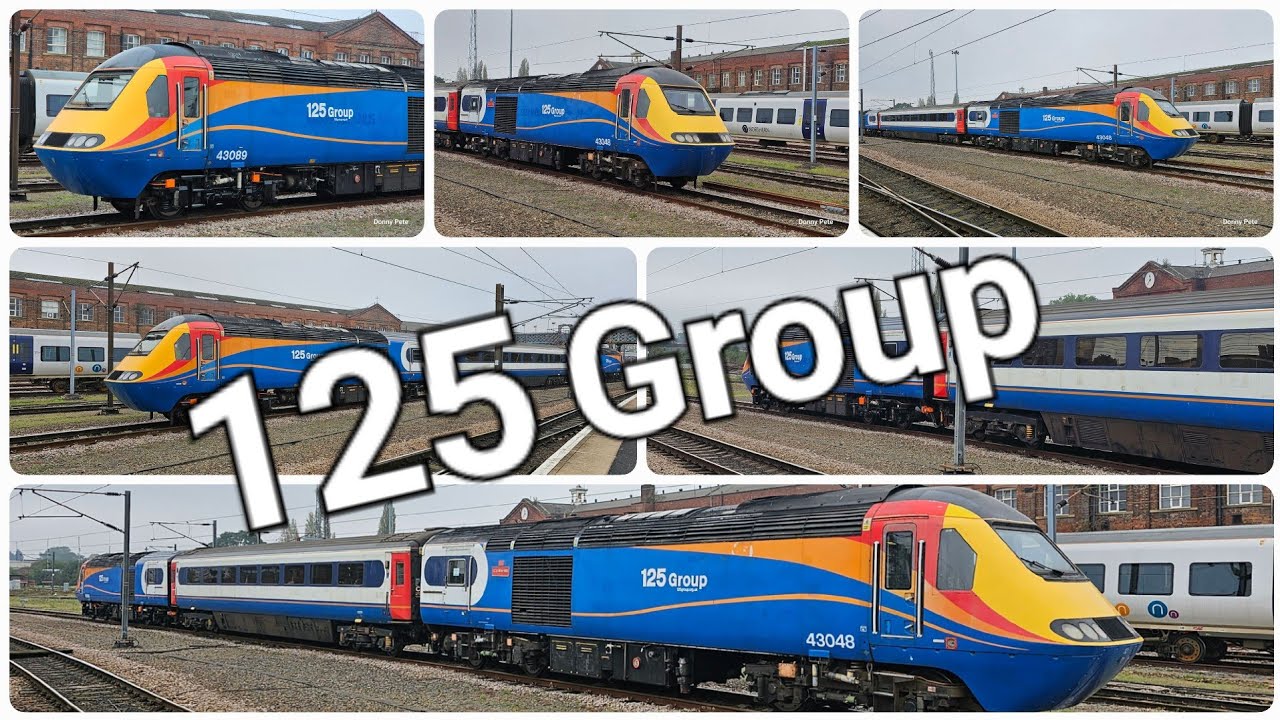 The 125Group HST'S at Doncaster 23/10/23. And Scarey Beasts !!!! - YouTube