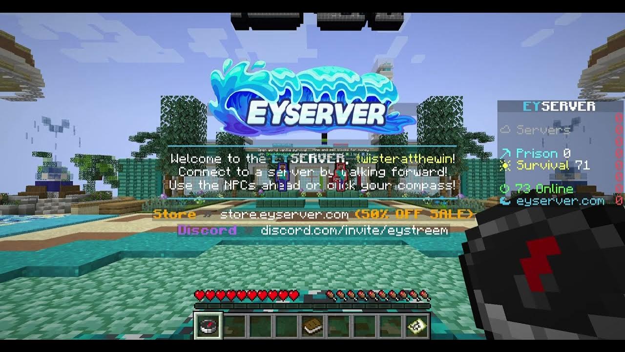 joining the eyserver - YouTube