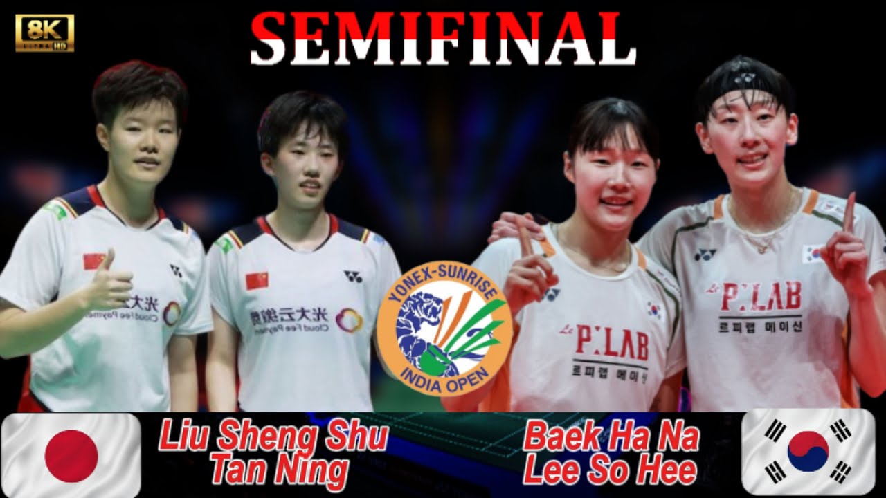 Liu Sheng Shu/Tan Ning vs Baek Ha Na/Lee So Hee | SEMIFINAL India Open ...
