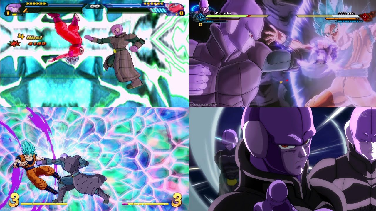 Hit All Attacks | DBZBT4 vs DBXV2 vs DBFZ - YouTube
