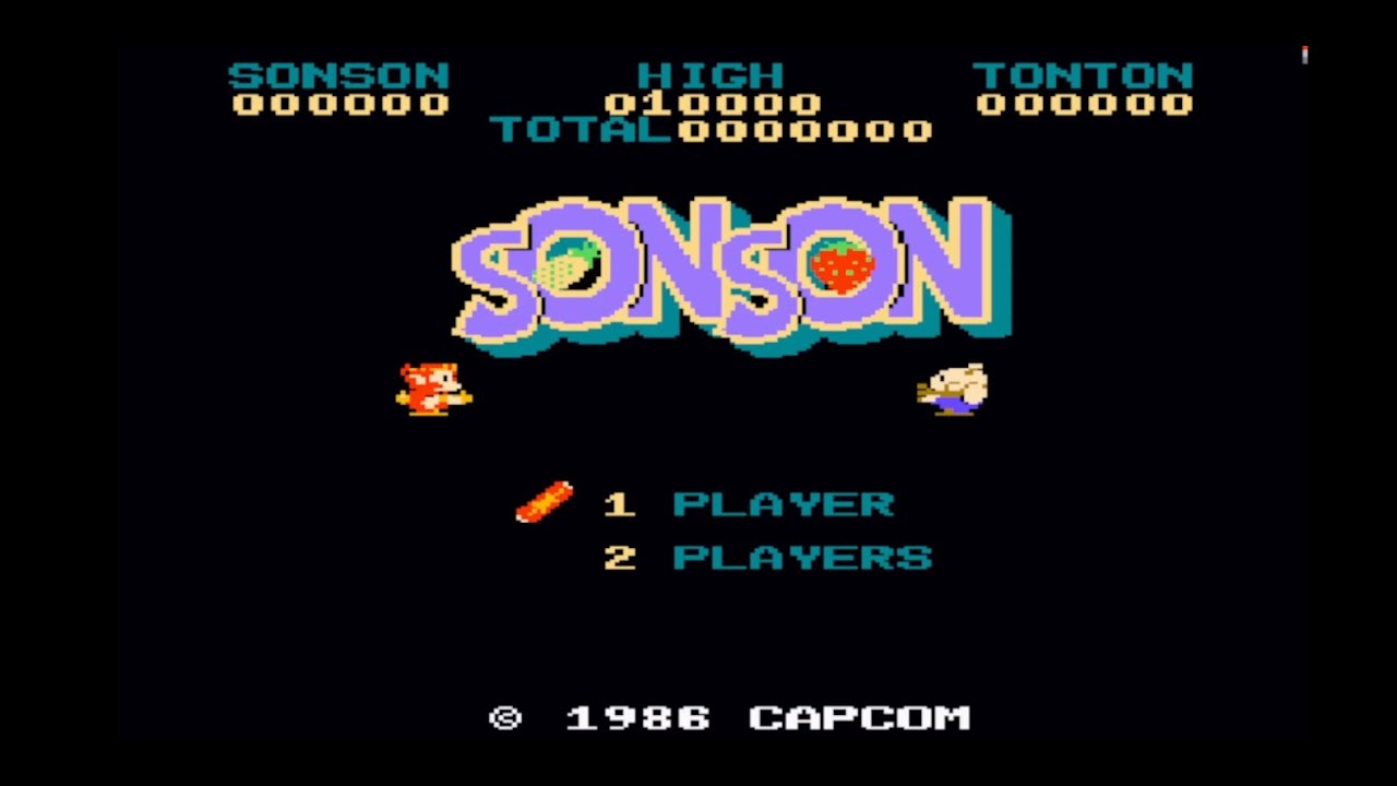 NES Game - SonSon Gameplay - YouTube