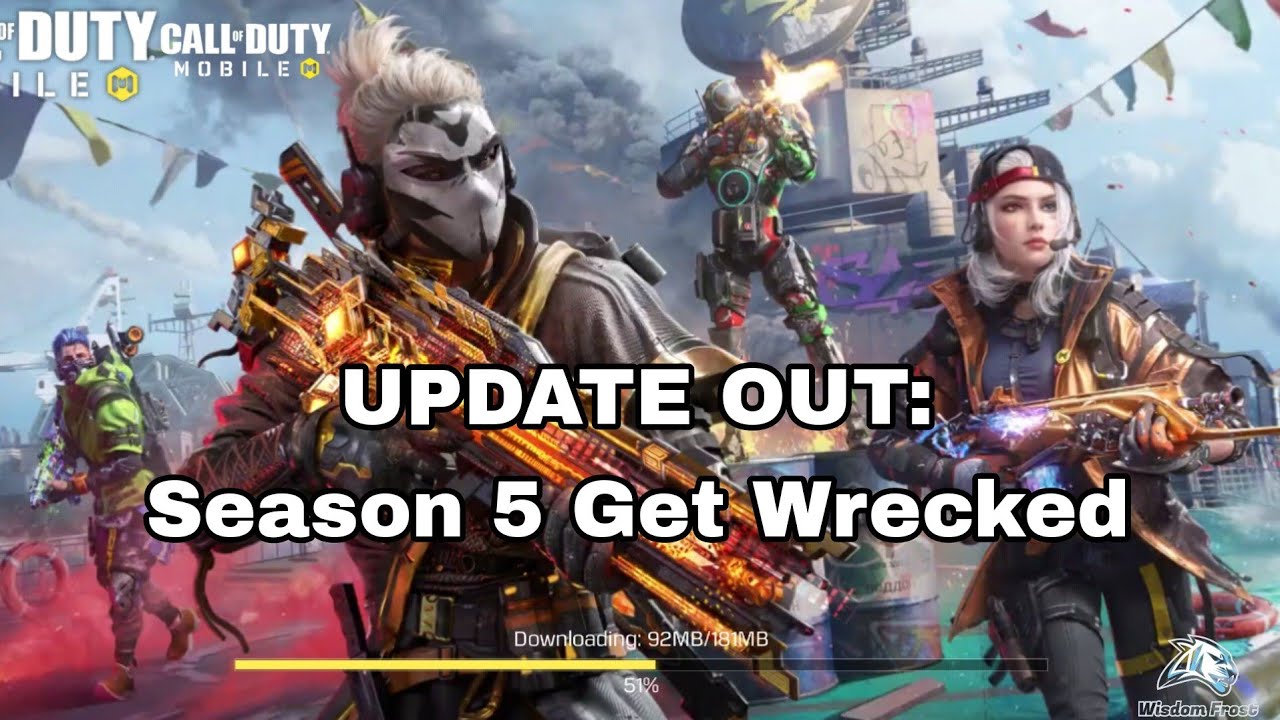 UPDATE NOW: Season 5 Get Wrecked in Cod Mobile 2023 - YouTube