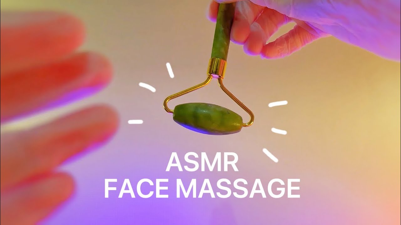 ASMR FACE MASSAGE 💆 | Hand Movements & Relaxing Sounds | NO TALKING ...