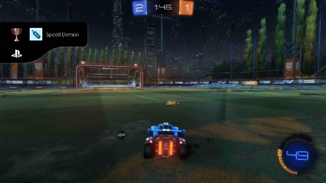 Rocket League Speed Demon Blue flip mode style - YouTube