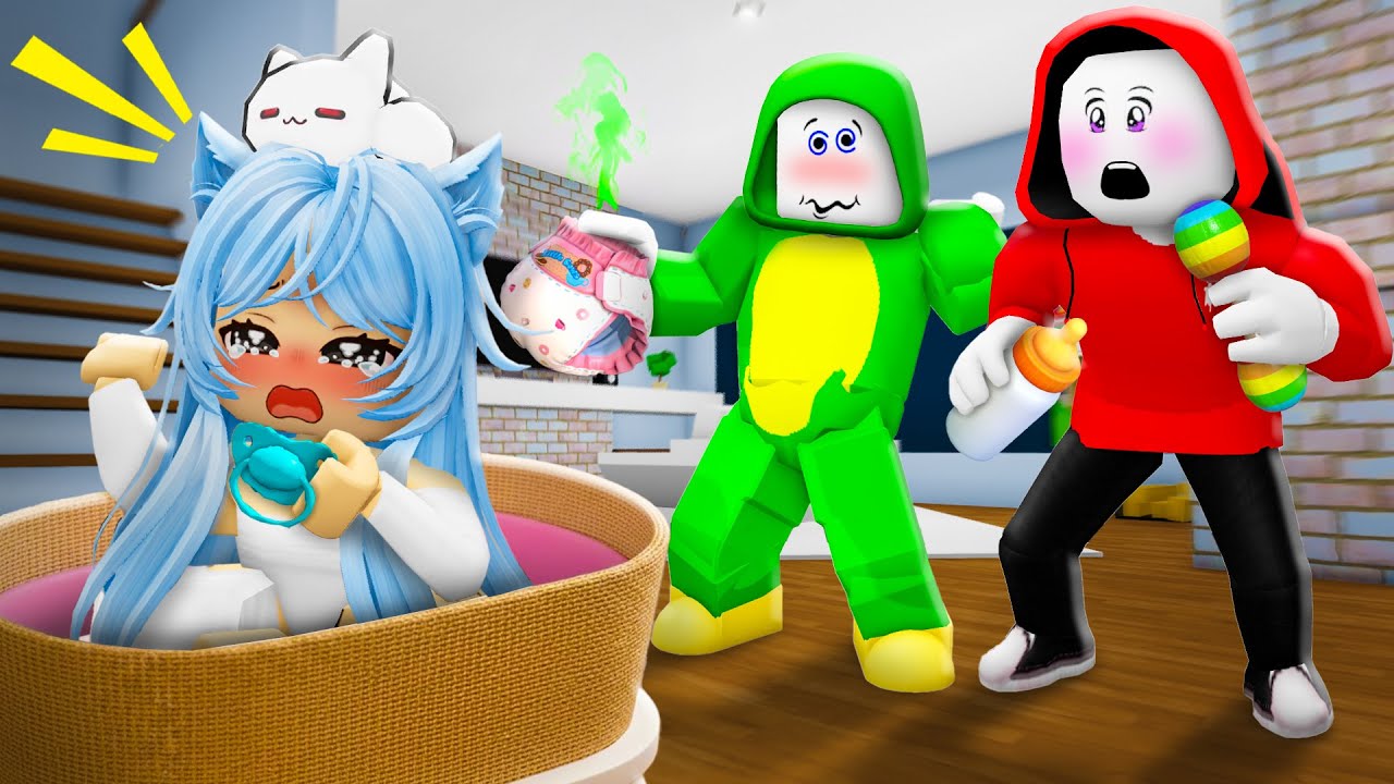 Baby E-Girl was Adopted by JJ and Mikey - Maizen Animation - YouTube