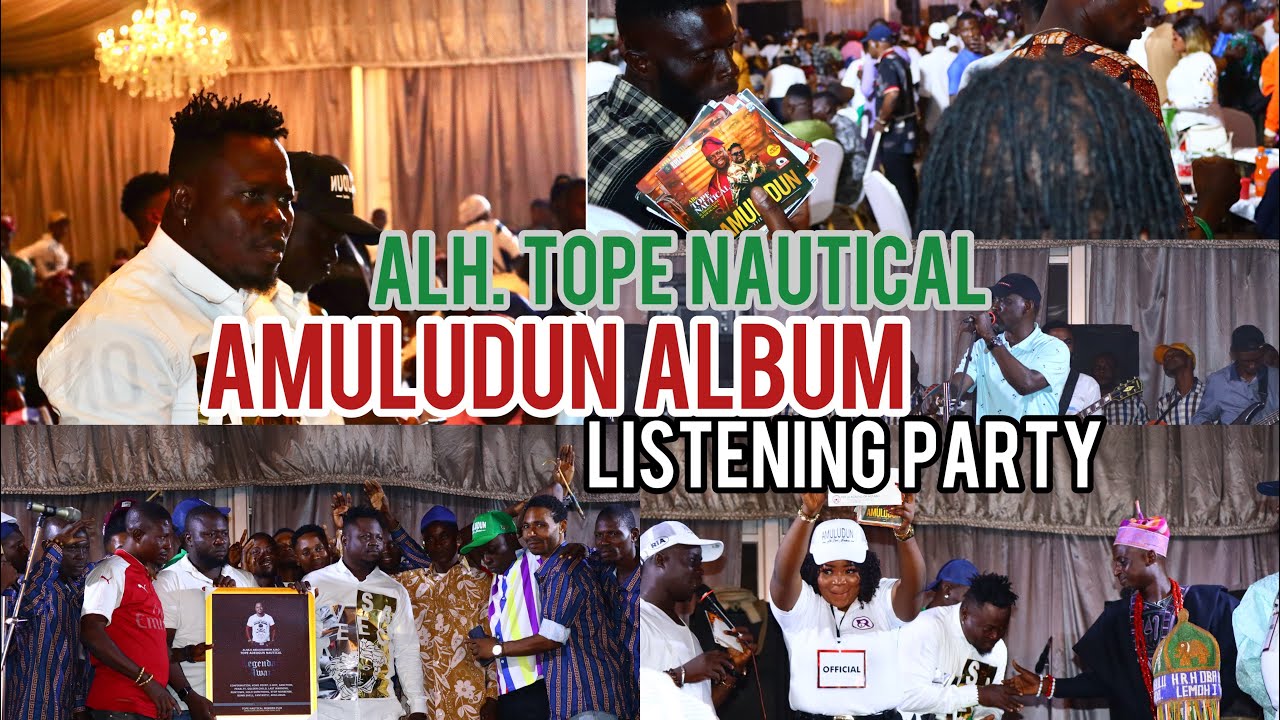Must Watch!🔥Tope Nautical Amuludun Album Listening Party🚀 - YouTube