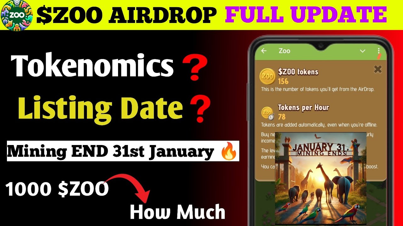 Zoo Airdrop Update 🚨 | Zoo Airdrop Price Prediction | Zoo Airdrop ...