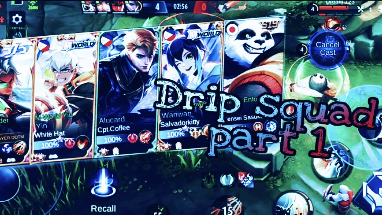 Mobile legends (Drip squad part 1) - YouTube