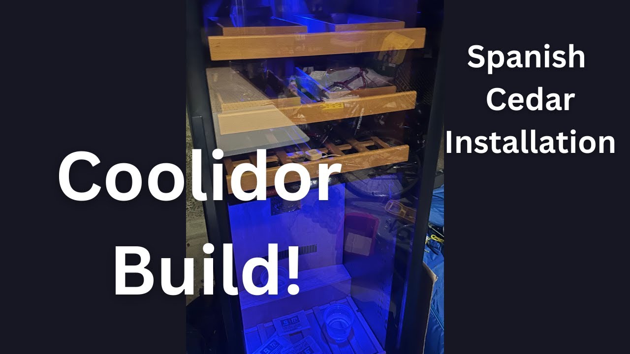 Installing Spanish Cedar Veneer for Coolidor - Humidor Build Series ...