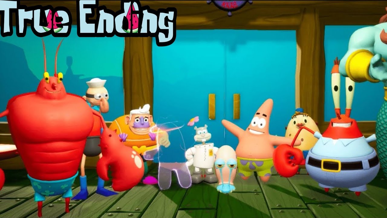 Final Boss+True Ending 100%-SpongeBob SquarePants Battle for Bikini ...