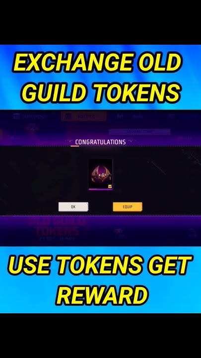 New Guild 2.0 Free Fire | Old Token Exchange New guild | Free Fire ...