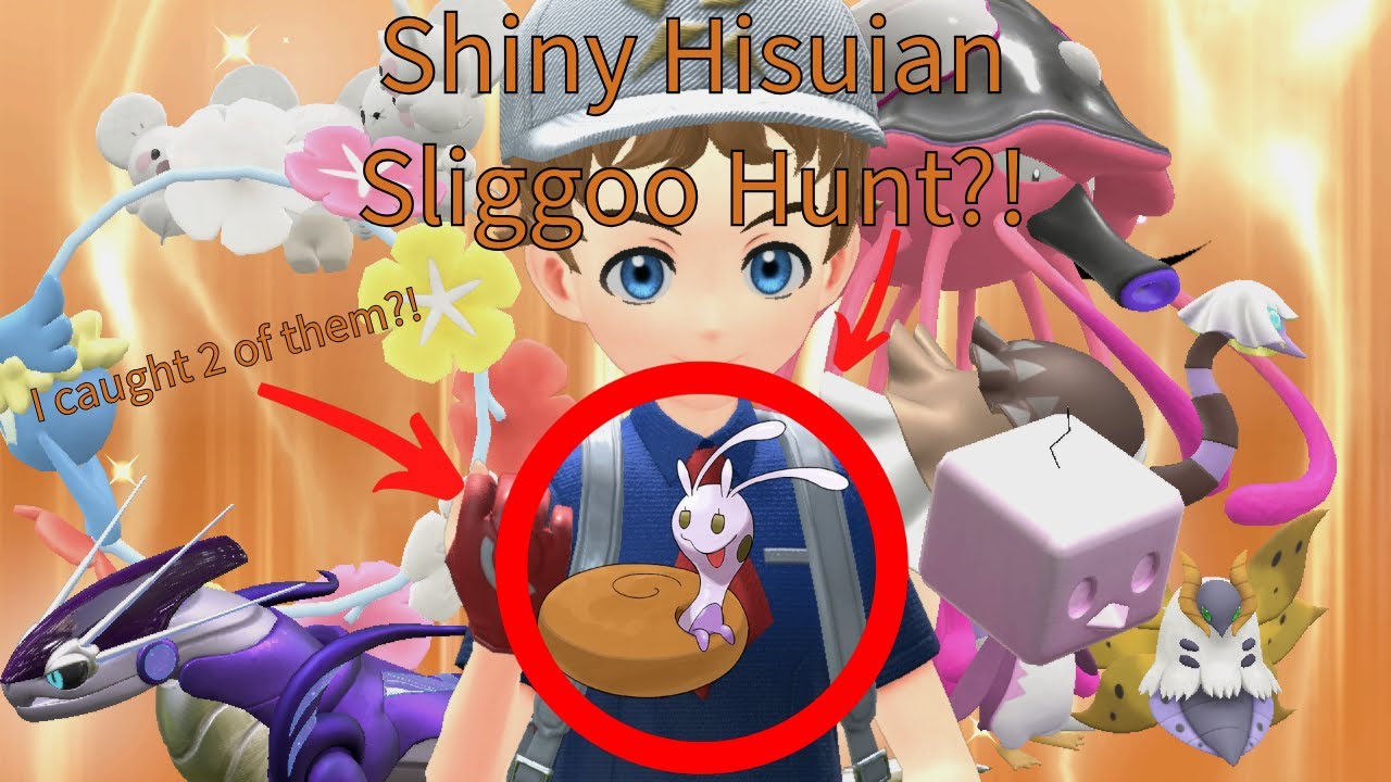 I Caught Multiple Shiny...Hisuain Sliggoo during this new event ...