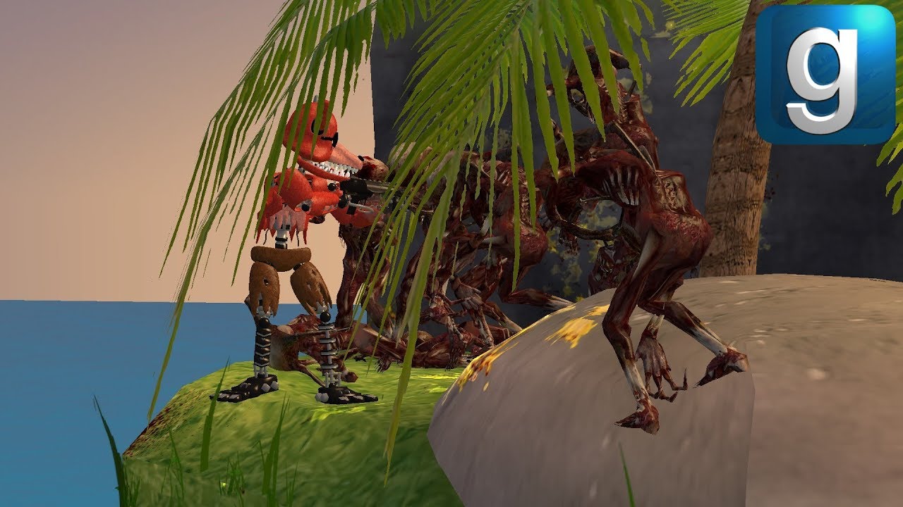 Gmod FNAF | FNAF NPCs VS. Zombie Apocalypse - YouTube