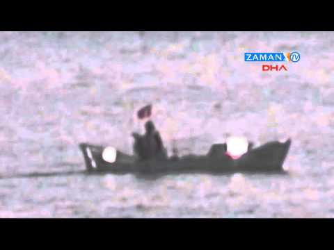 Balıkçıları taciz eden Yunan botuna Türk denizaltı engel oldu