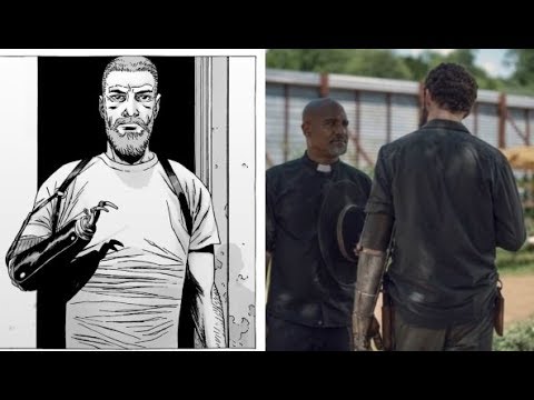 The Walking Dead Season 9 Episode 6 - AARON HAS SAME FAKE HAND AS COMIC ...
