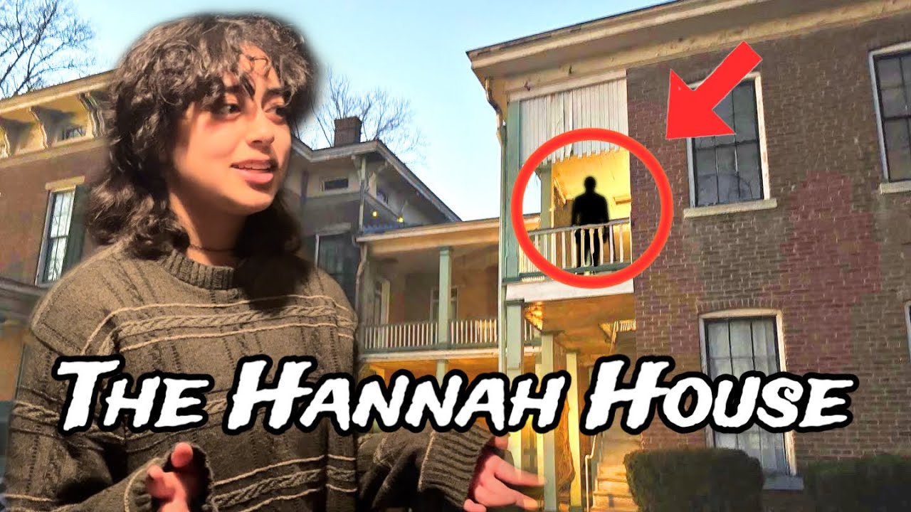We went to the HANNAH HOUSE for our first PARANORMAL INVESTIGATION ...