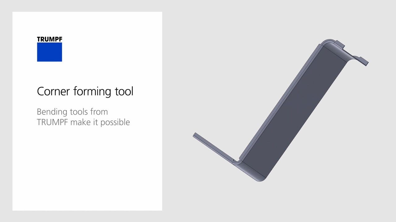 TRUMPF Services: Corner forming tool - YouTube