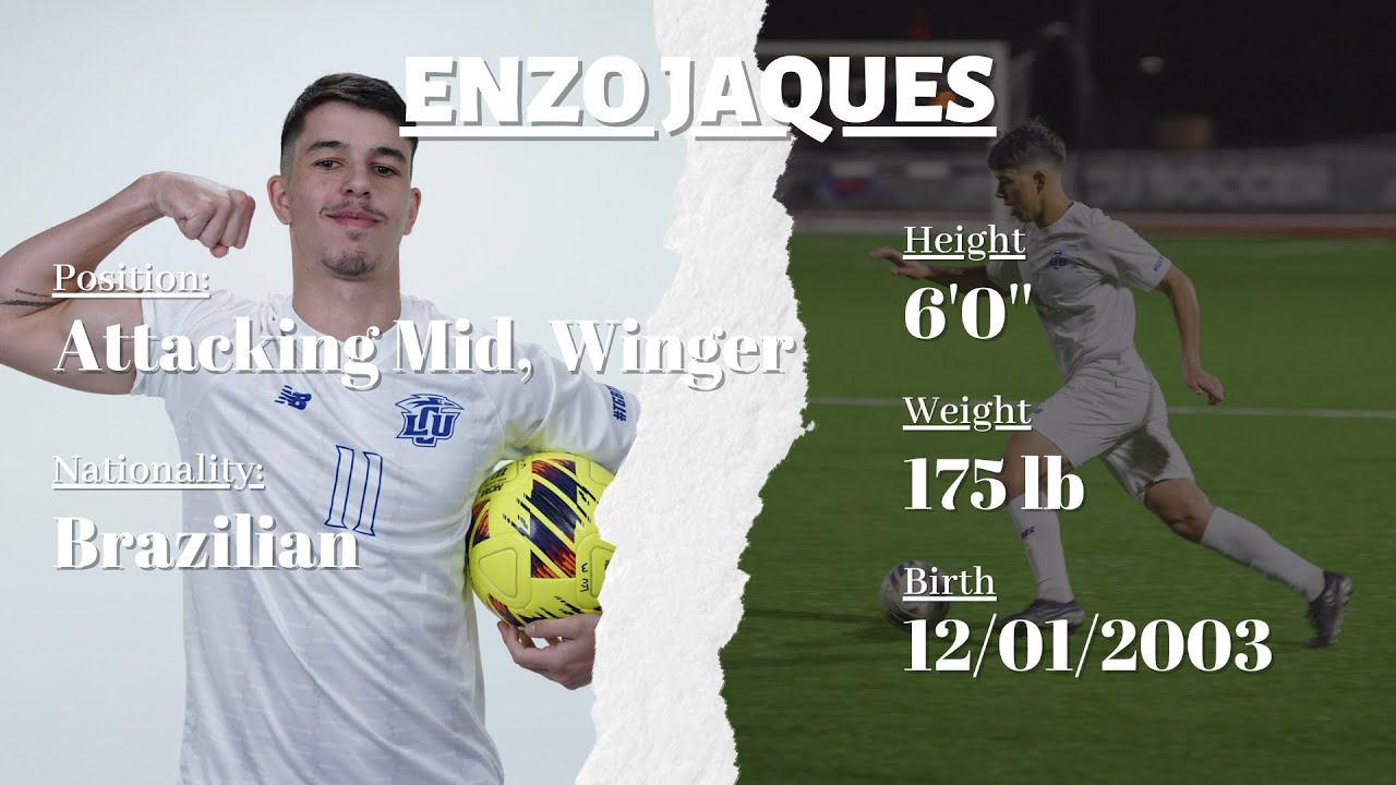 ENZO JAQUES HIGHLIGHTS - LCU SOPHOMORE YEAR 2023 - YouTube