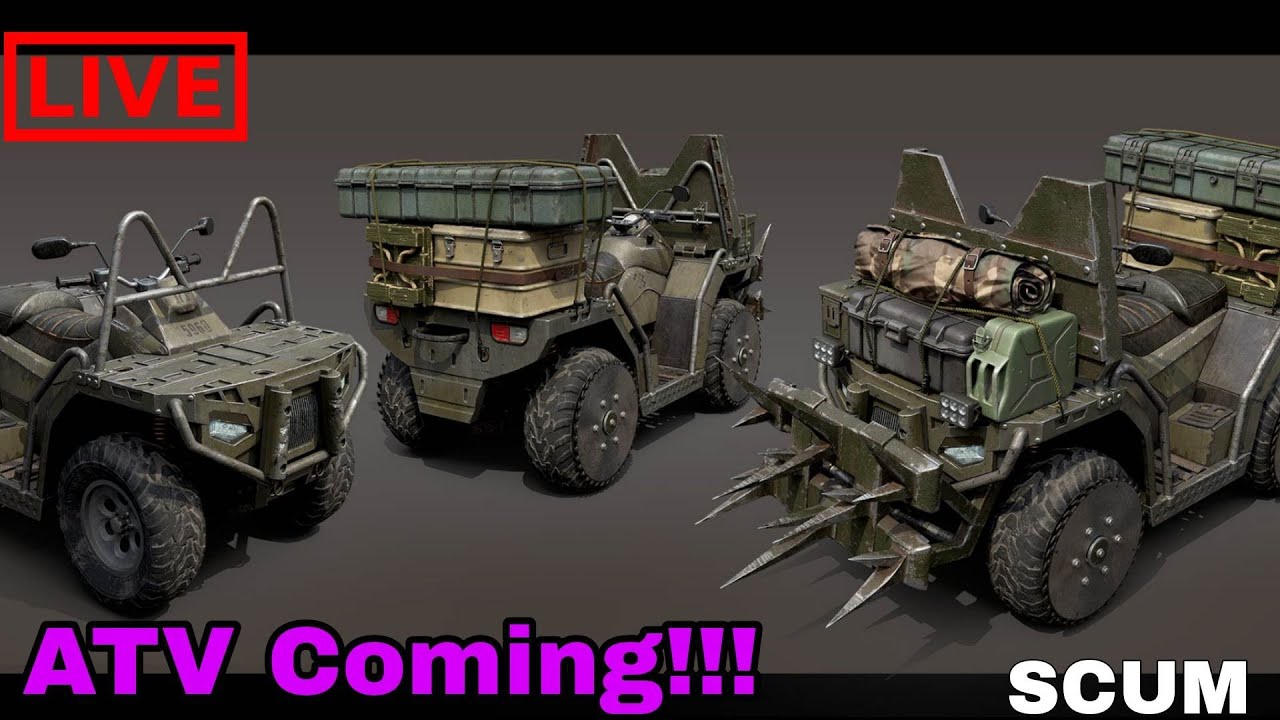 [LIVE] SCUM - ATV Coming #scum #gaming #survival #pve #funny - YouTube