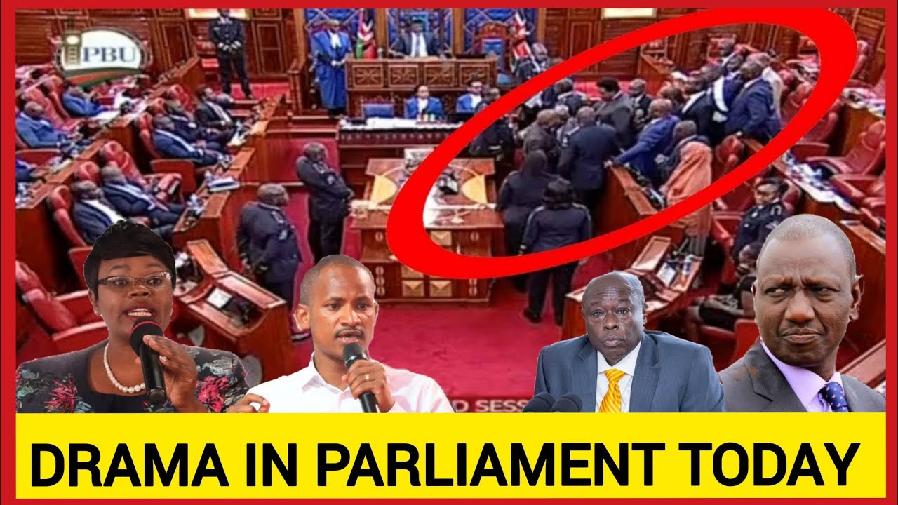 Fight Erupts in Parliament as UDA mps join AZIMIO mps in Rejecting Ruto ...