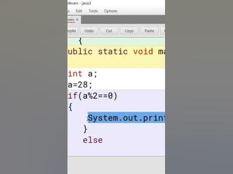 #java #icse #tenth #icsetenthjava Decision Making #IfStatement ifelse statement wap odd/even2 ...