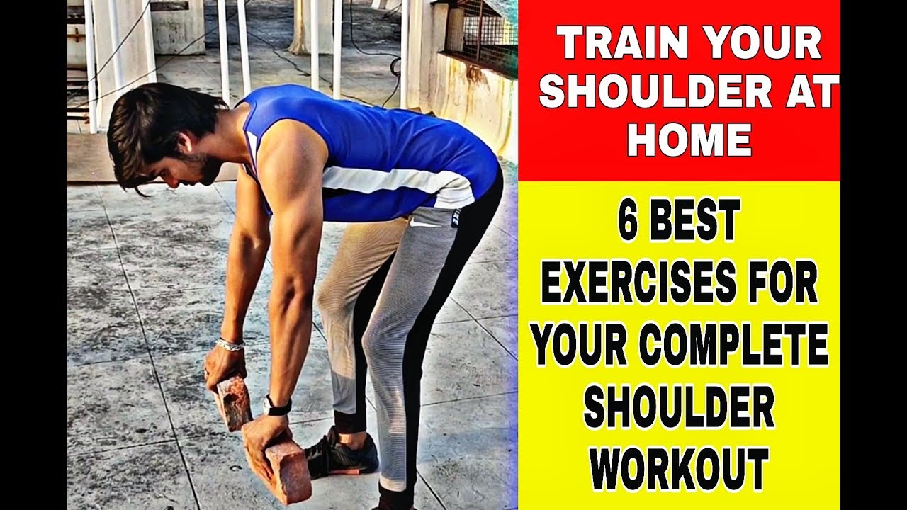 COMPLETE SHOULDER WORKOUT AT HOME | 6 BEST EXERCISE TO TRAIN YOUR ...