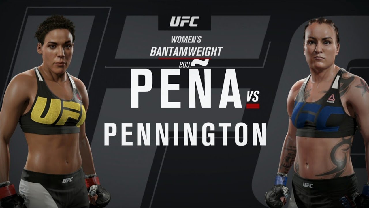 UFC 2 UFC WOME'S STRAWWEIGHT MMA FIGHT 2016 JULIANNA PENNA VS RAQUEL ...