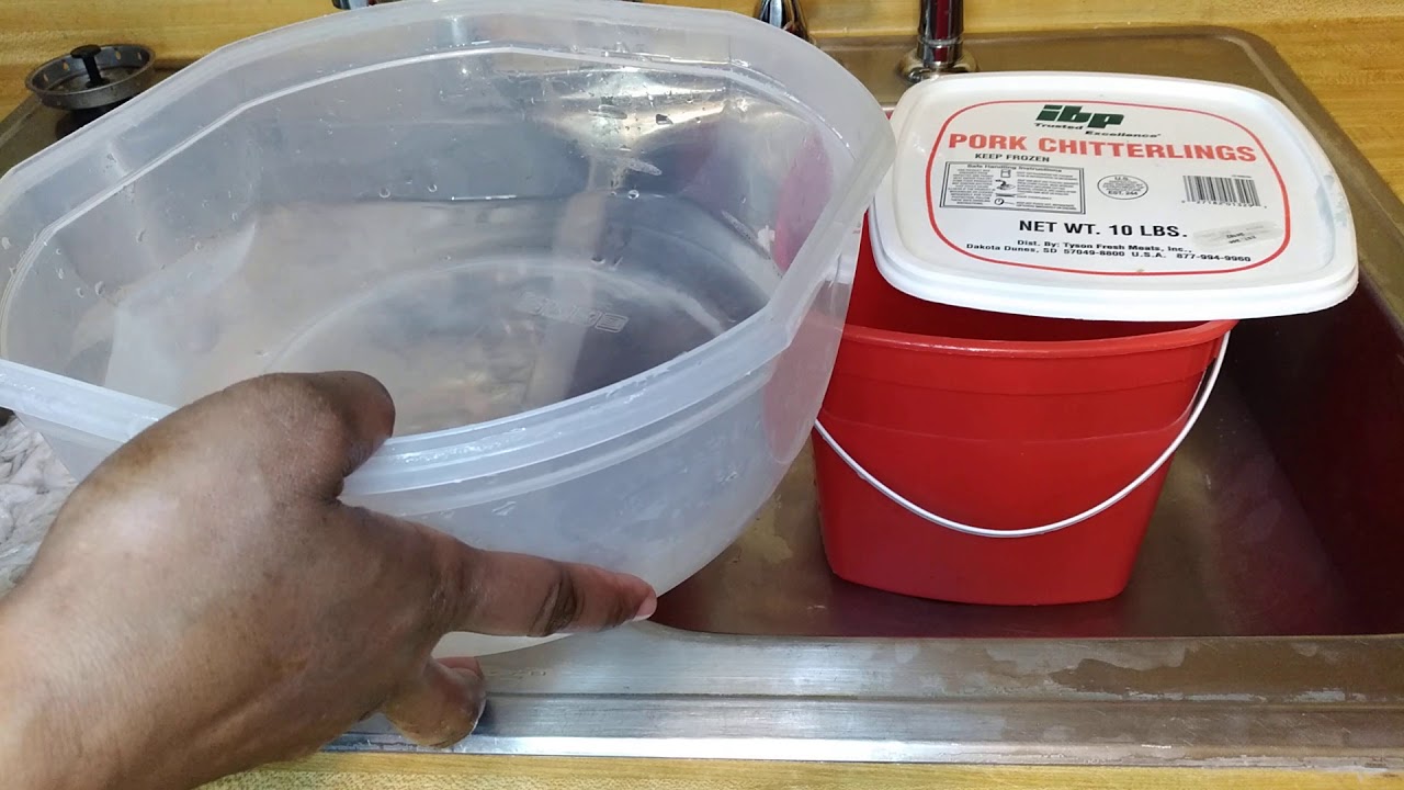 The BEST way to clean Pork Chitterlings/ Chitlins ( for Beginners) from ...