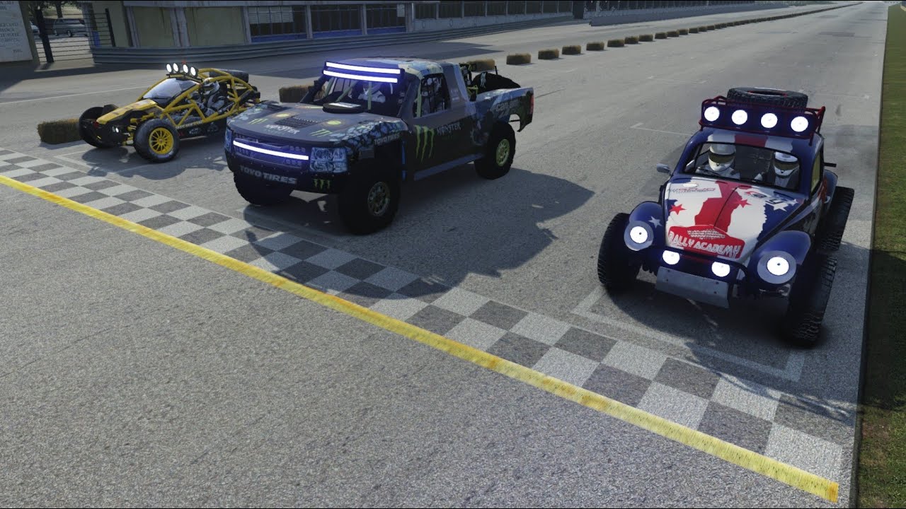 Chevrolet Silverado Trophy T2 Dakar vs VW Beetle Buggy T2 Dakar vs ...