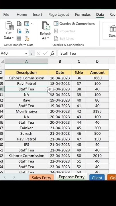Sort Data Quickly #excel #shorts #tips #tricks #learnexcel #pc #microsoftexcel - YouTube