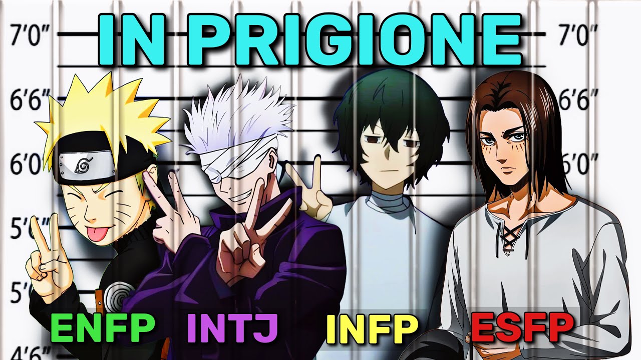 16 Personalità MBTI in PRIGIONE ⛓️ - YouTube