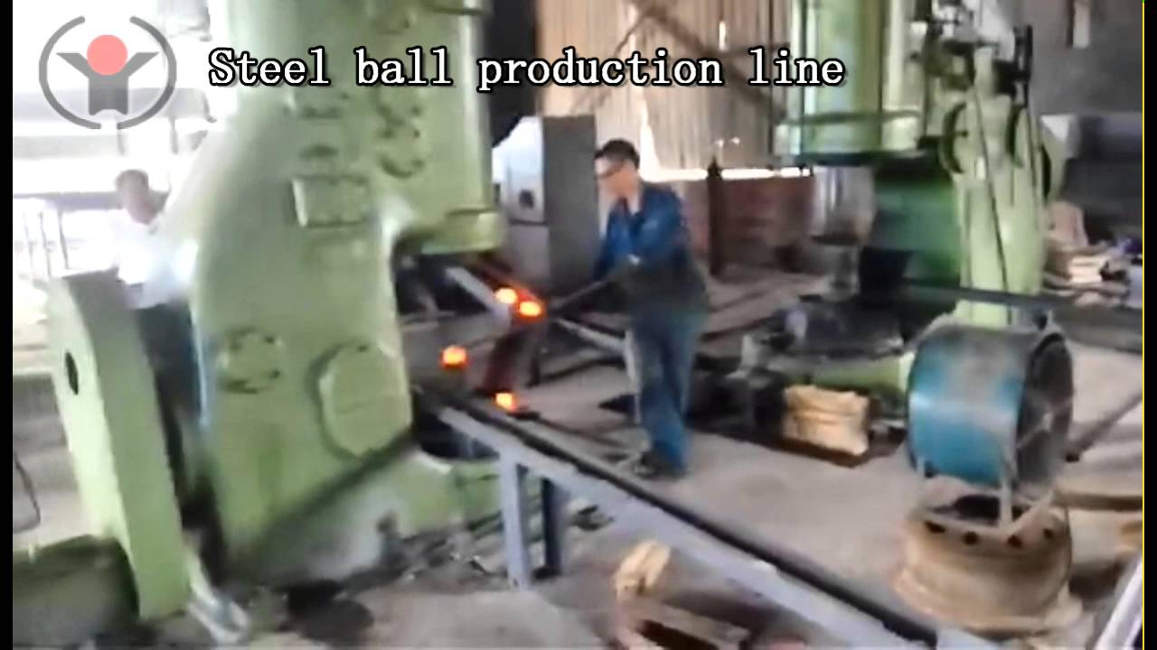 Steel ball making machine for diameter 100-125mm - YouTube