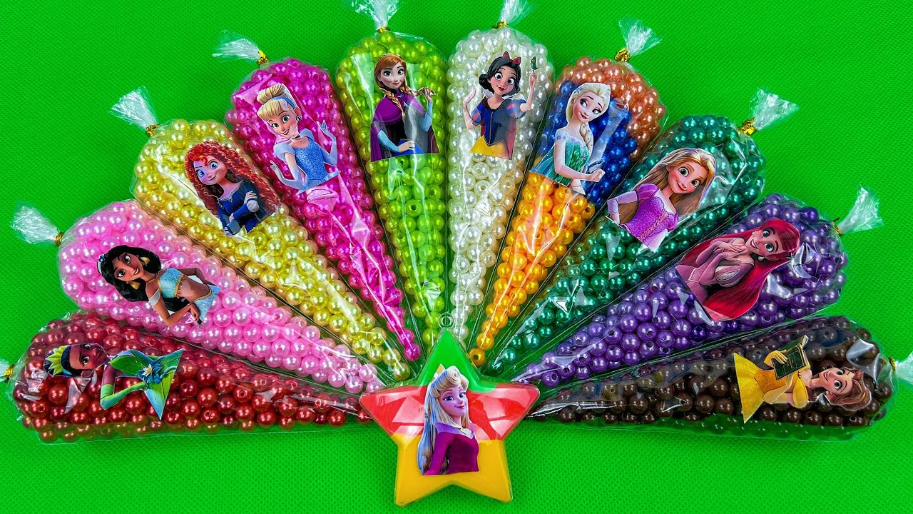 Elsa Slime: Looking For Disney Princesses Clay With Perl Bags ...