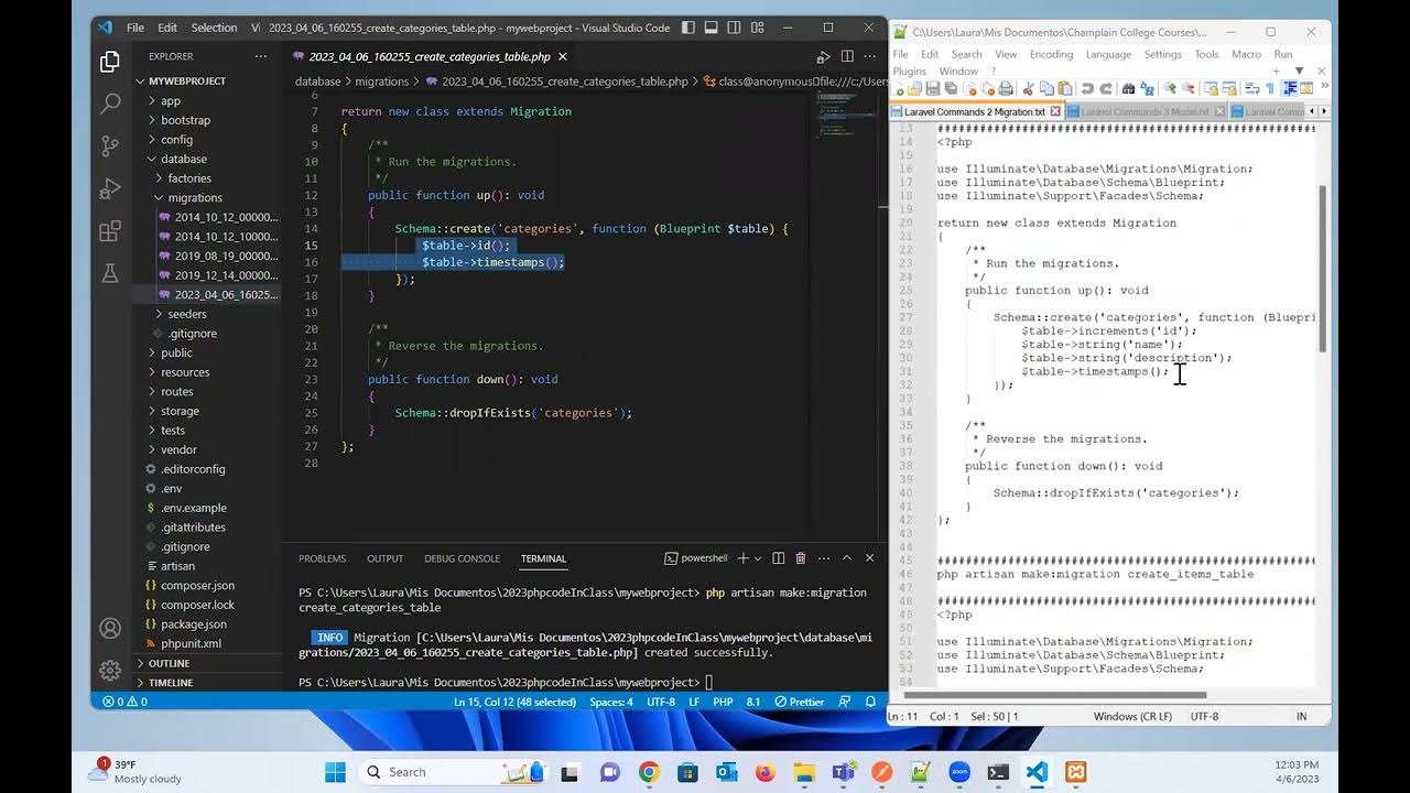1 Migrations - Laravel - YouTube